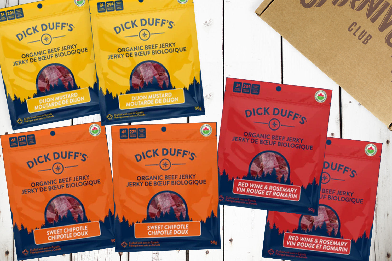 Dick Duff's Jerky Sampler Box | Carnivore Club